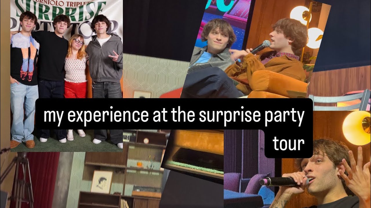 my experience at the surprise party tour!!! || sturniolo triplets ...