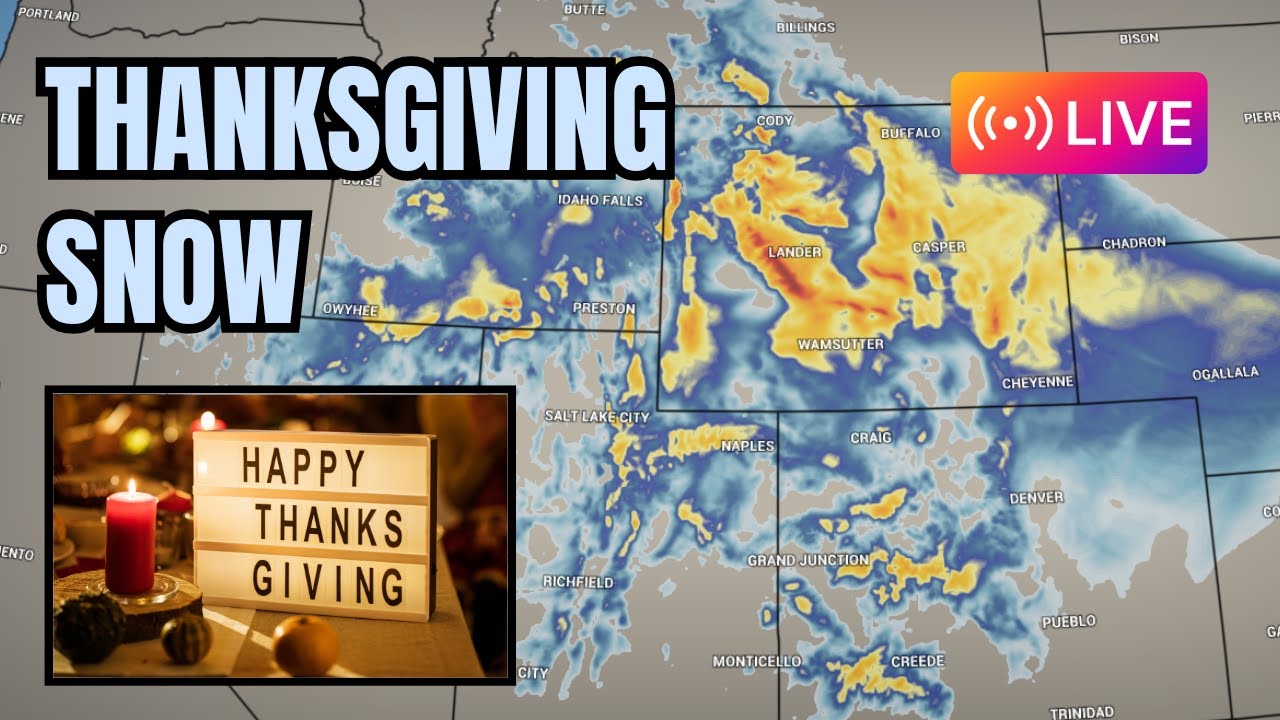 Heavy snow across the Rockies through Thanksgiving - YouTube