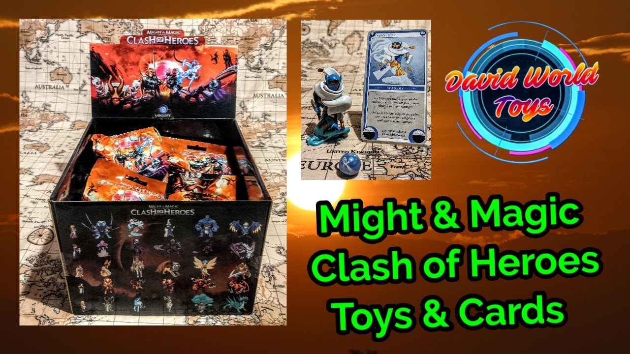 Ubisoft Might & Magic Clash of Heroes Game Toy Cards and Figures - YouTube