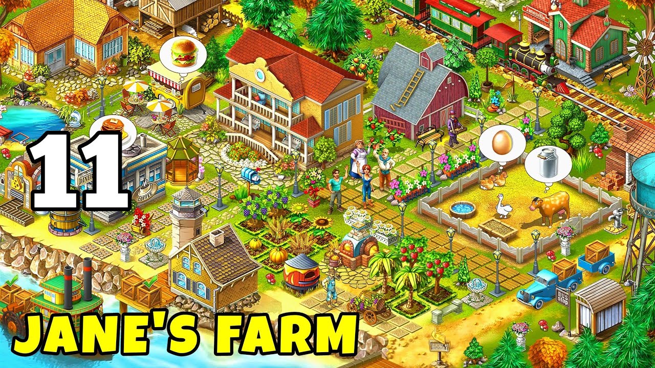Jane’s Farm: Family Farmer Land. Pt 11. Continue Level 11. Do Daily ...