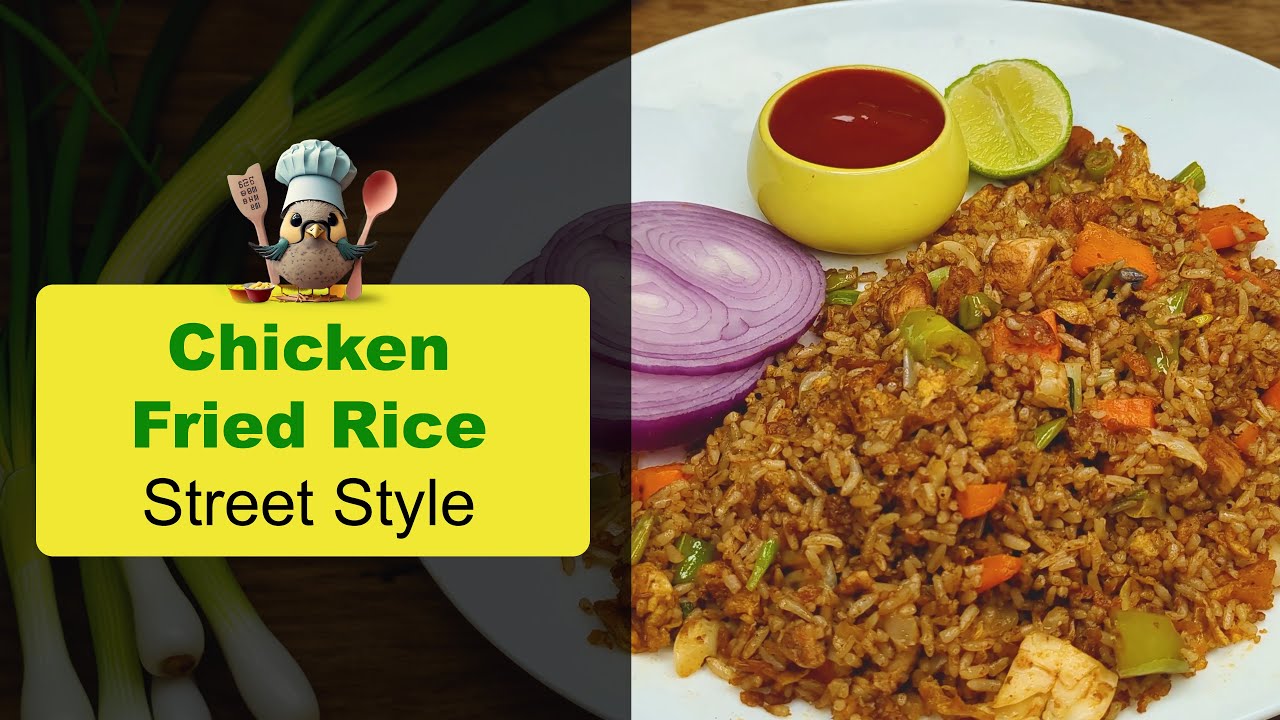 🍚Street-Style Chicken Fried Rice Delight 🥢 - YouTube