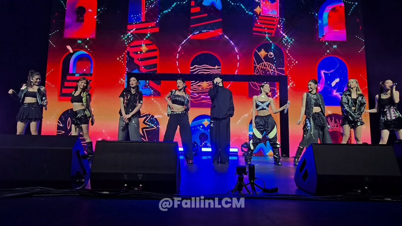 6/14/25 BINI - Secrets feat. eaJ | BINIverse World Tour 2025 in LA | LIVE FANCAM - YouTube