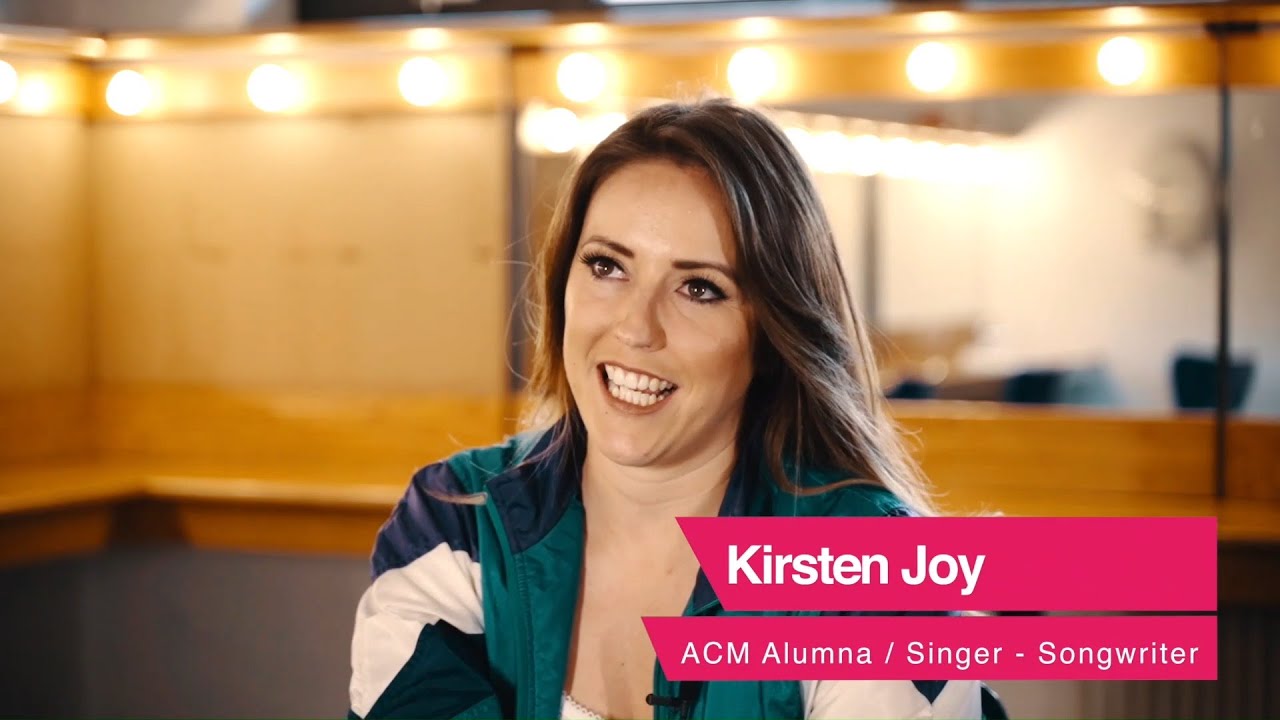 ACM Alumna Kirsten Joy (Clean Bandit Live Vocalist) Masterclass - YouTube