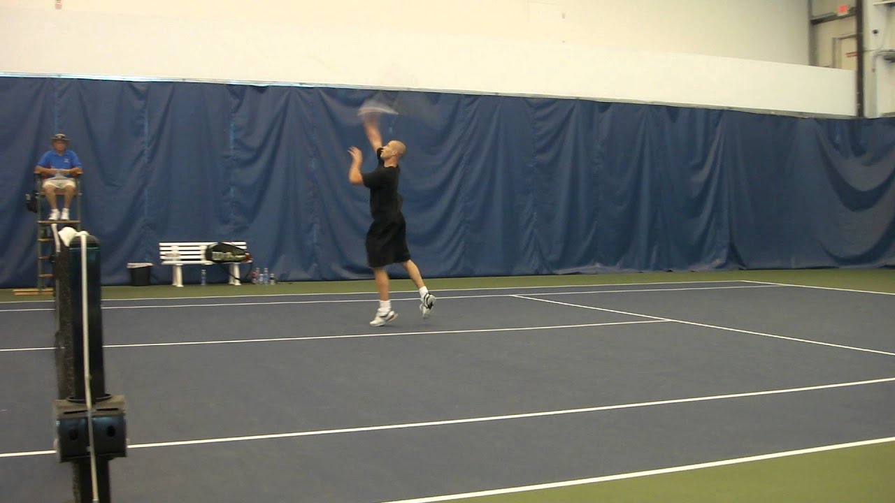 Patrik Antonius - Tennis Serve - YouTube