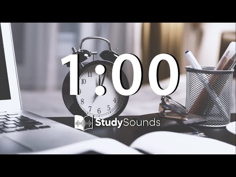 1 Minute Timer with AMBIENT MUSIC - StudySessions - YouTube