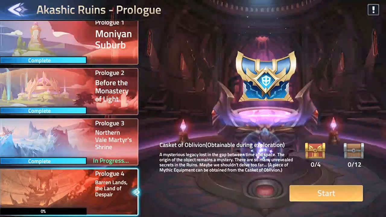 Akashic Ruins - Prologue 4 (tutorial, walkthrough) Mobile legends ...