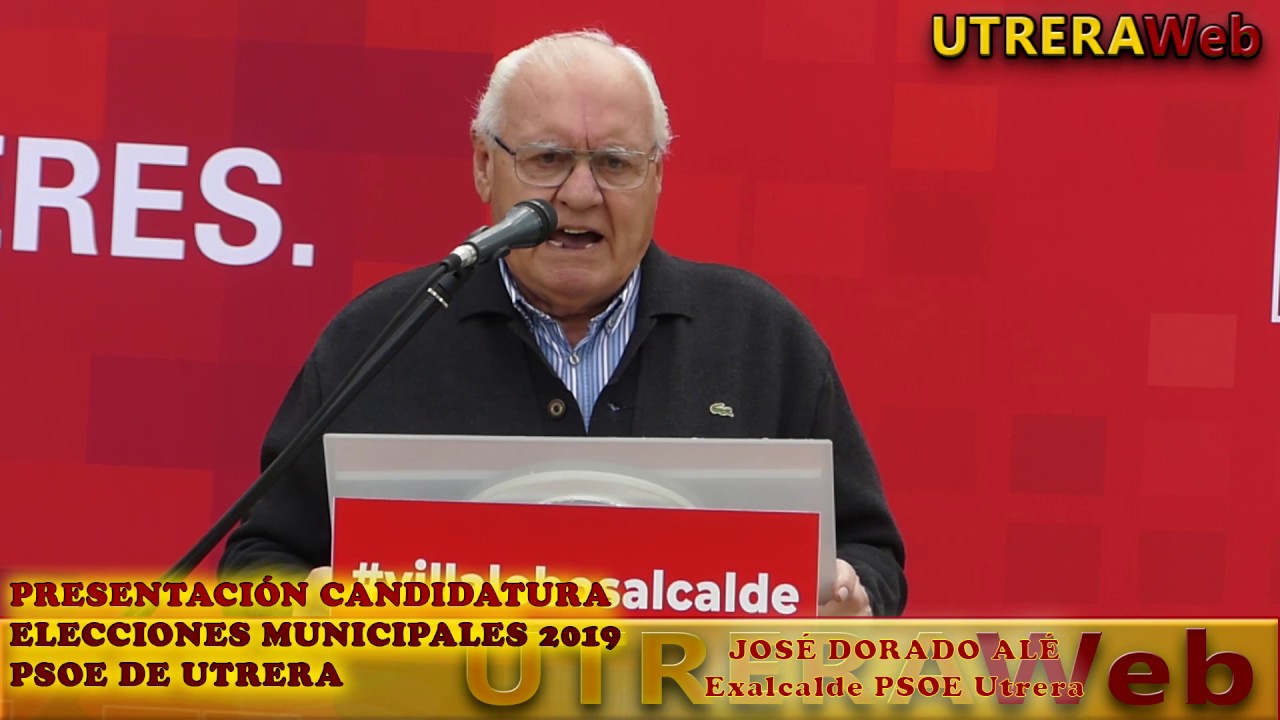 JOSE DORADO ALÉ INTERVIENE EN EL ACTO DE PRESENTACIÓN DE LA CANDIDATURA ...