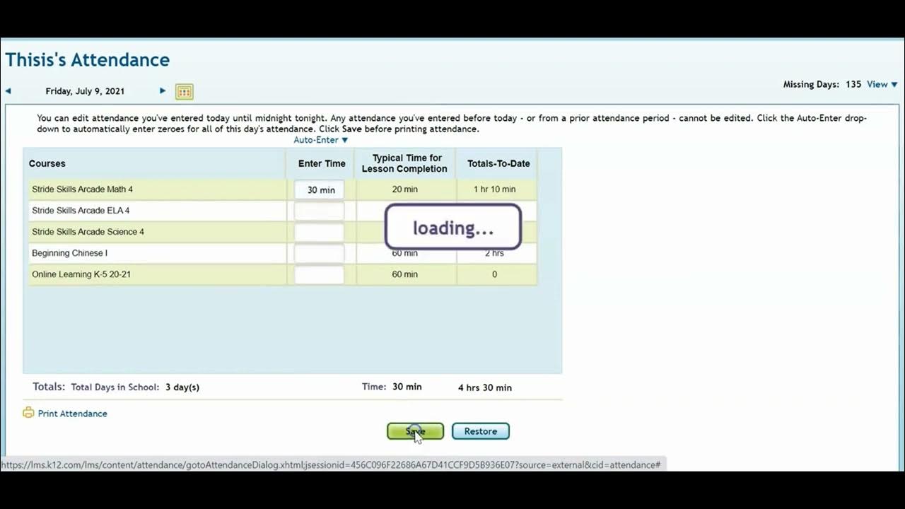 Attendance Tutorial - YouTube