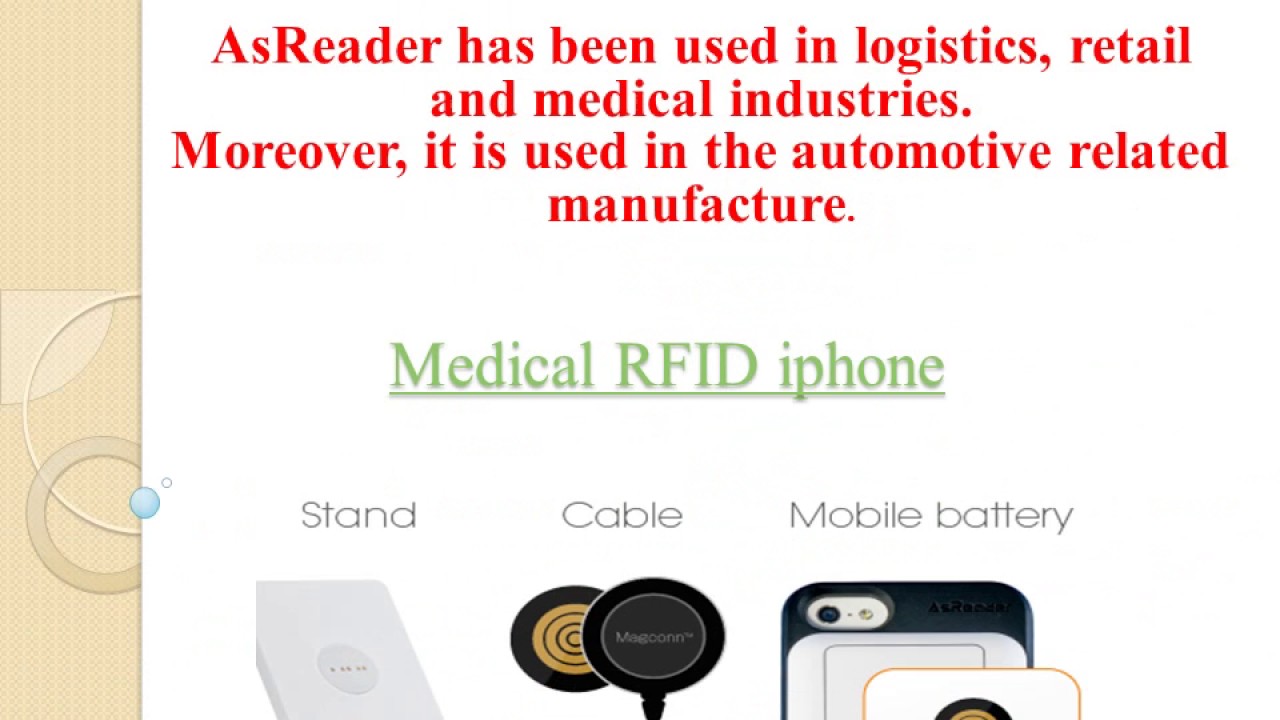 Medical RFID Iphone - YouTube
