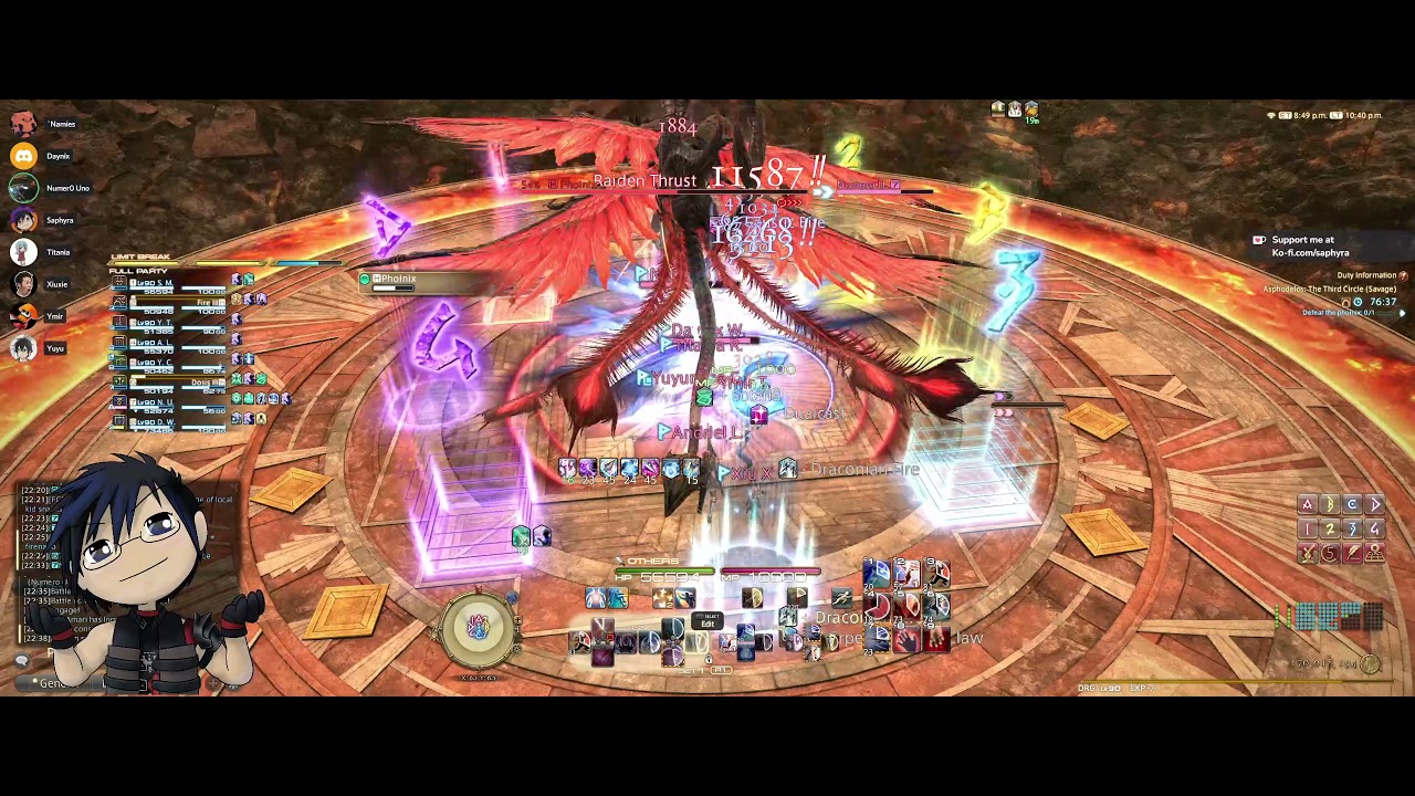 FFXIV - P3S first clear DRG pov - YouTube