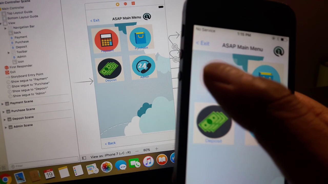 Demo iPhone ASAP Payment - YouTube