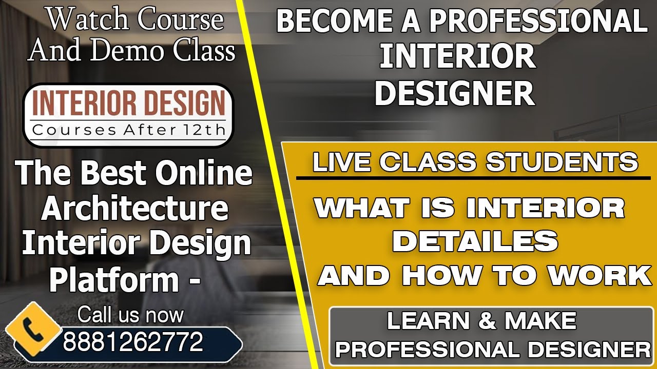 (Become A Professional Interor Designer) -Learn And Watch Live Class ...