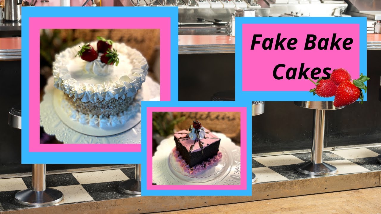 How to Make a Fake Bake Cake that looks Real - YouTube