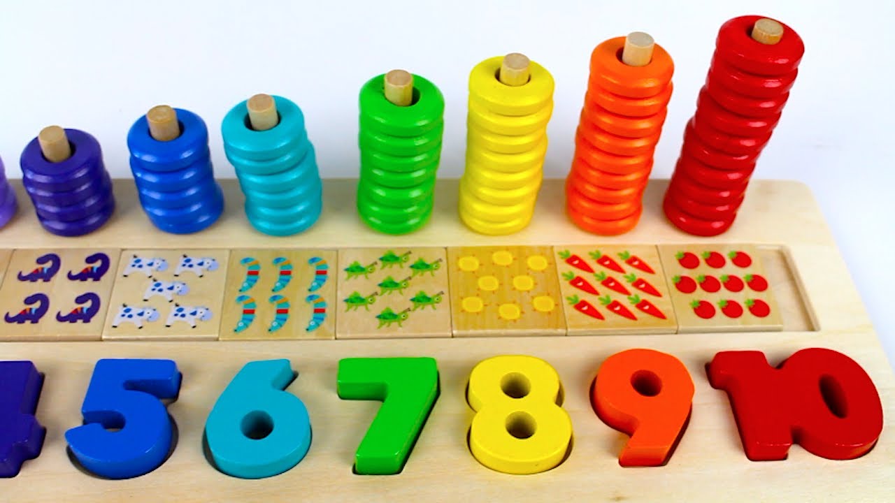 Numbers & Counting Learning Activities & Colors Learning Videos for ...