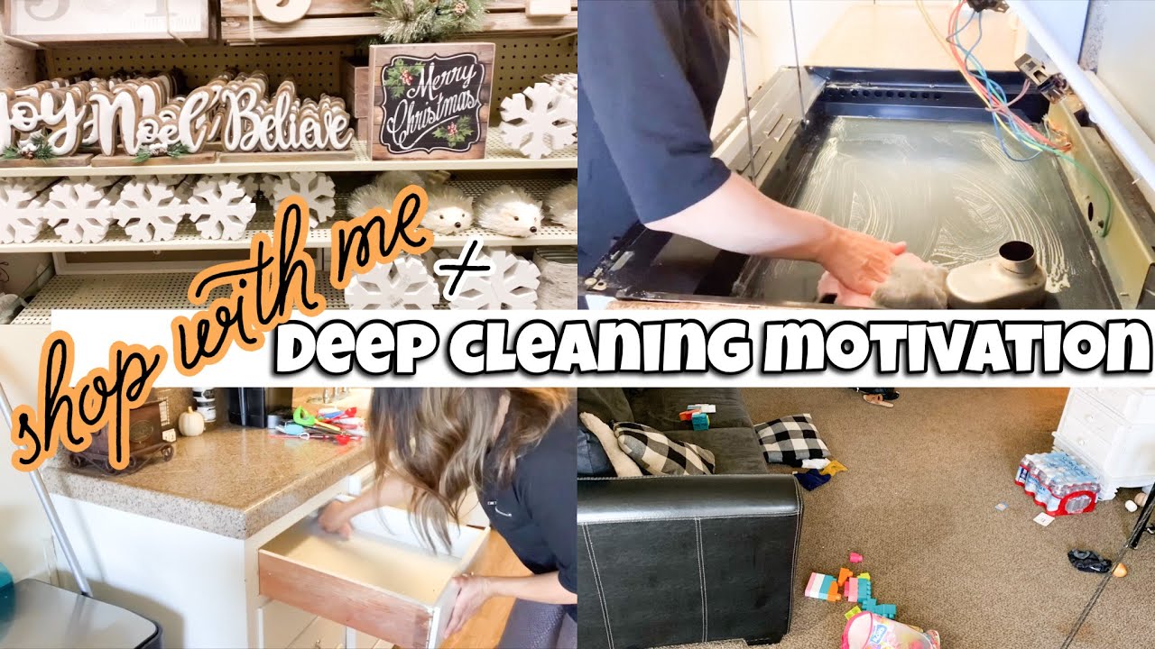 DEEP CLEANING MOTIVATION | SHOP WITH ME HOBBY LOBBY | CLEAN UP WITH ME ...