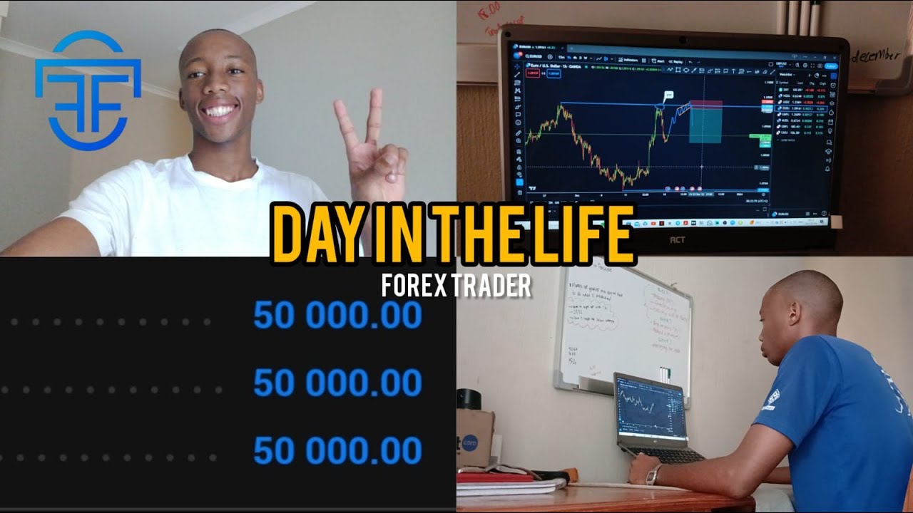 Day In The Life Of A Beginner Forex Trader (FIRST TIME TRADING A $50K ...