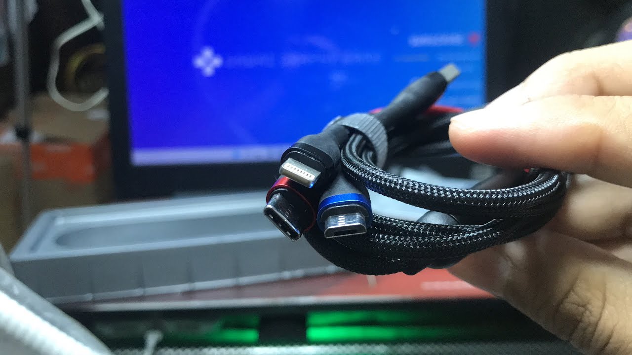 Review Yesplus Data Cable 3 in 1 ys-803 - YouTube