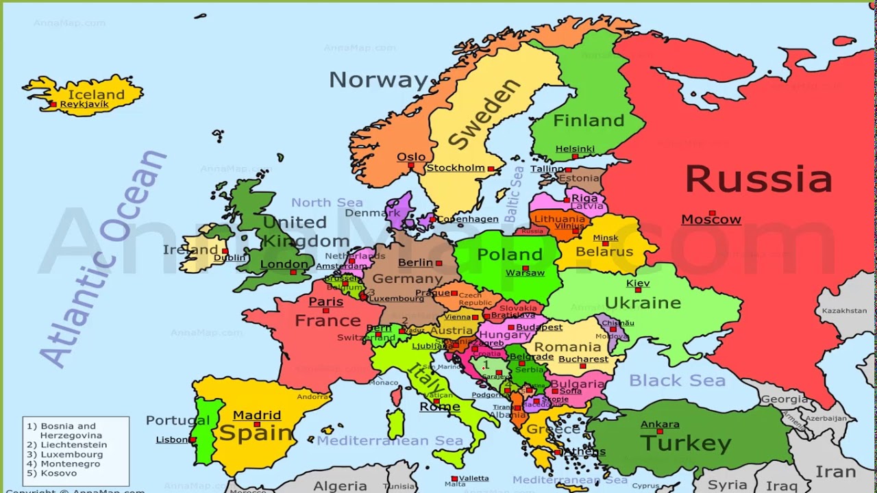 POLITICAL AND CULTURAL DIVISION OF EUROPEAN CONTINENT PART-1! - YouTube