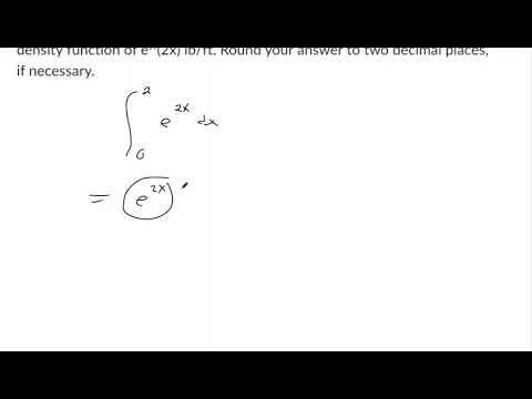 Find The Mass of a Rod Using a Given Density Function - YouTube