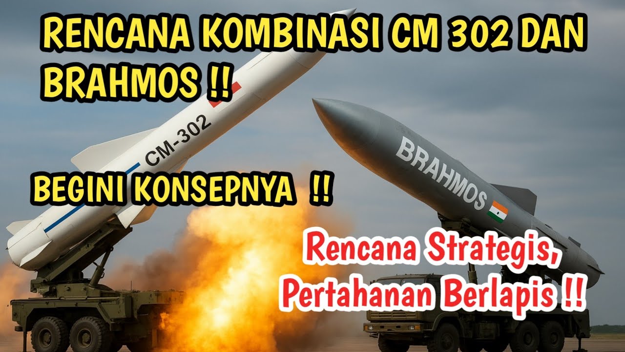 KONSEP STRATEGIS PERTAHANAN BERLAPIS !! KOMBINASI RUDAL CM 302 DAN ...