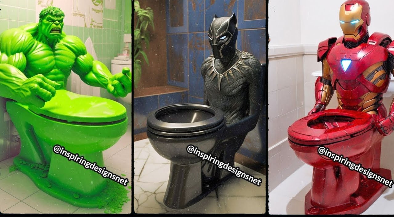 WORLDS AMAZING SUPERHERO TOILETS | THIS IS INCREDIBLE - YouTube