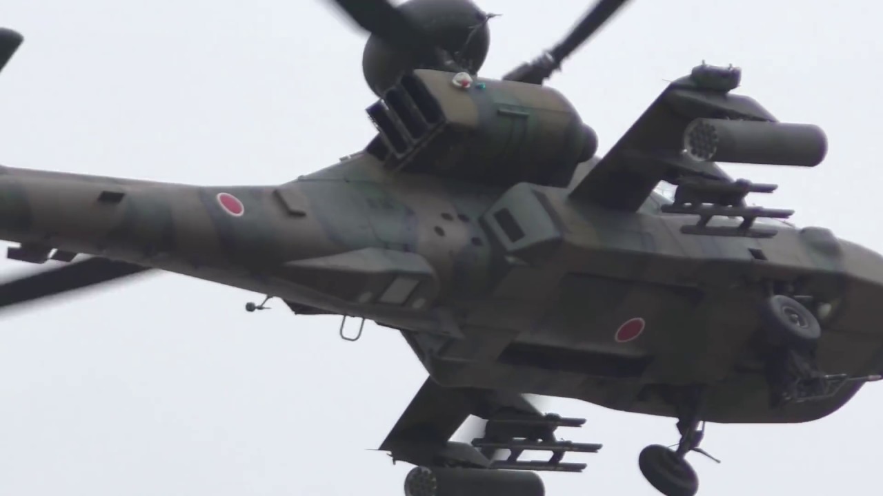 墜落した 陸自 AH-64D アパッチ 74502号機 / JGSDF AH-64D APACHE LONGBOW crash 【AH-64D ...