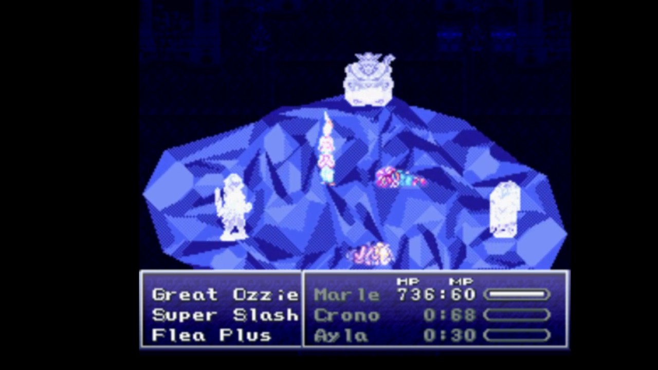 Chrono Trigger - Marle (Solo) Vs. Flea Plus, Super Slash & Great Ozzie ...