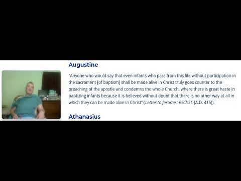 I curse God for the doctrine of infant Baptism - YouTube