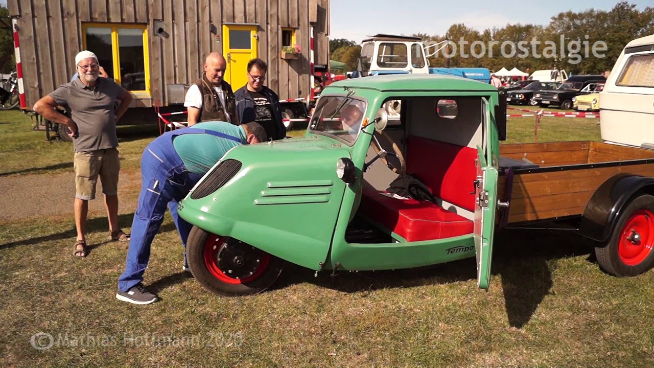 Tempo-Dreirad auf der AGRA Markkleeberg 2020 - YouTube