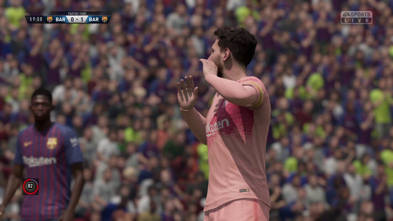 Jugando partido de fifa - YouTube