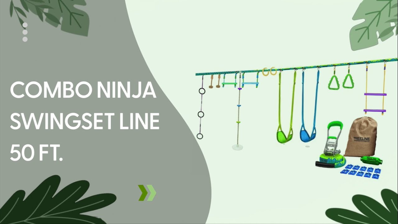 Trelines Assembly Guidence-847122 Combo Ninja Swingset 50' - YouTube