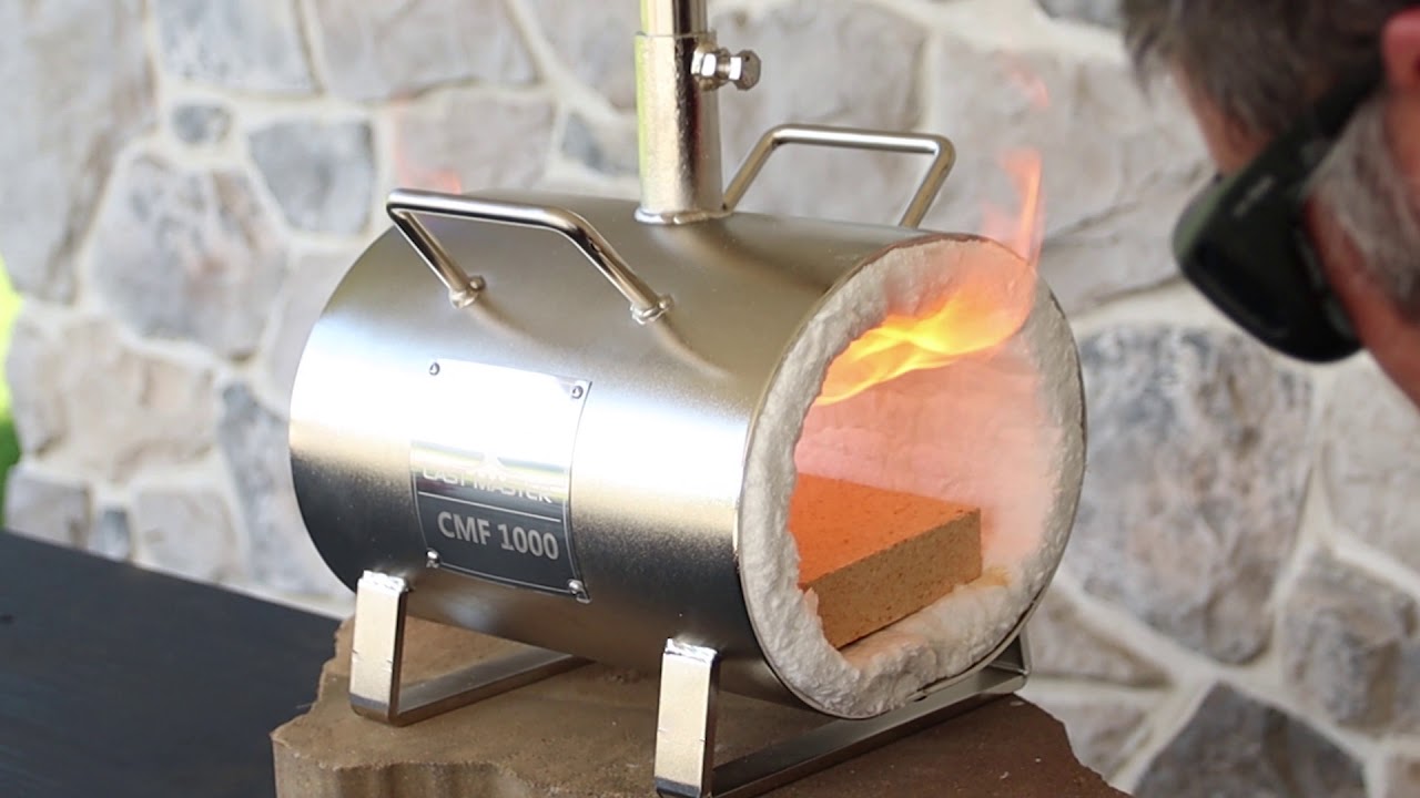 Cast Master Elite - CMF-1000 Single Burner Propane Forge - YouTube