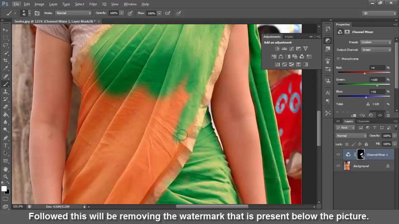 Photoshop Tutorial | Changing the color of dress in Photoshop CS6 ...