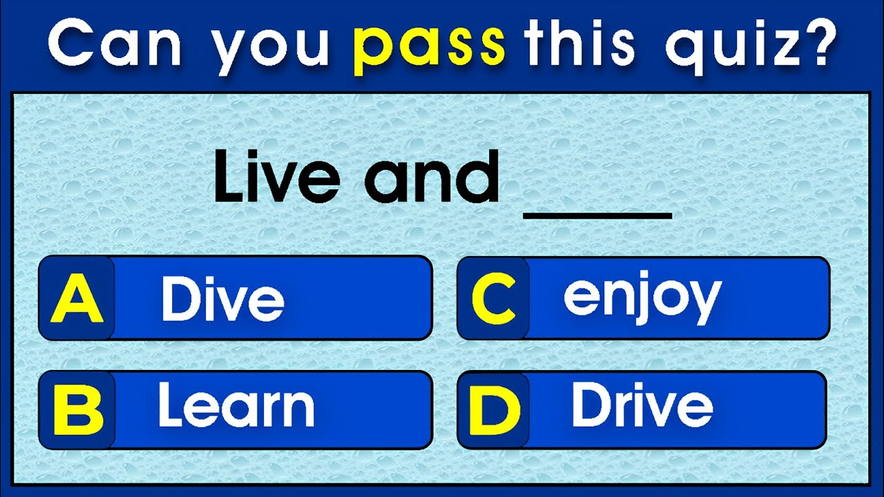 CAN YOU GET A PERFECT SCORE IN THIS IDIOMS QUIZ? - YouTube