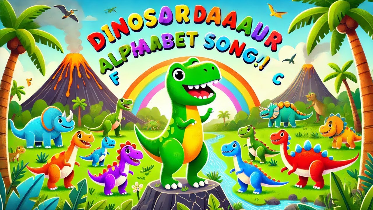 Dinosaur Alphabet Song | Fun & Educational Kids Learning Video - YouTube