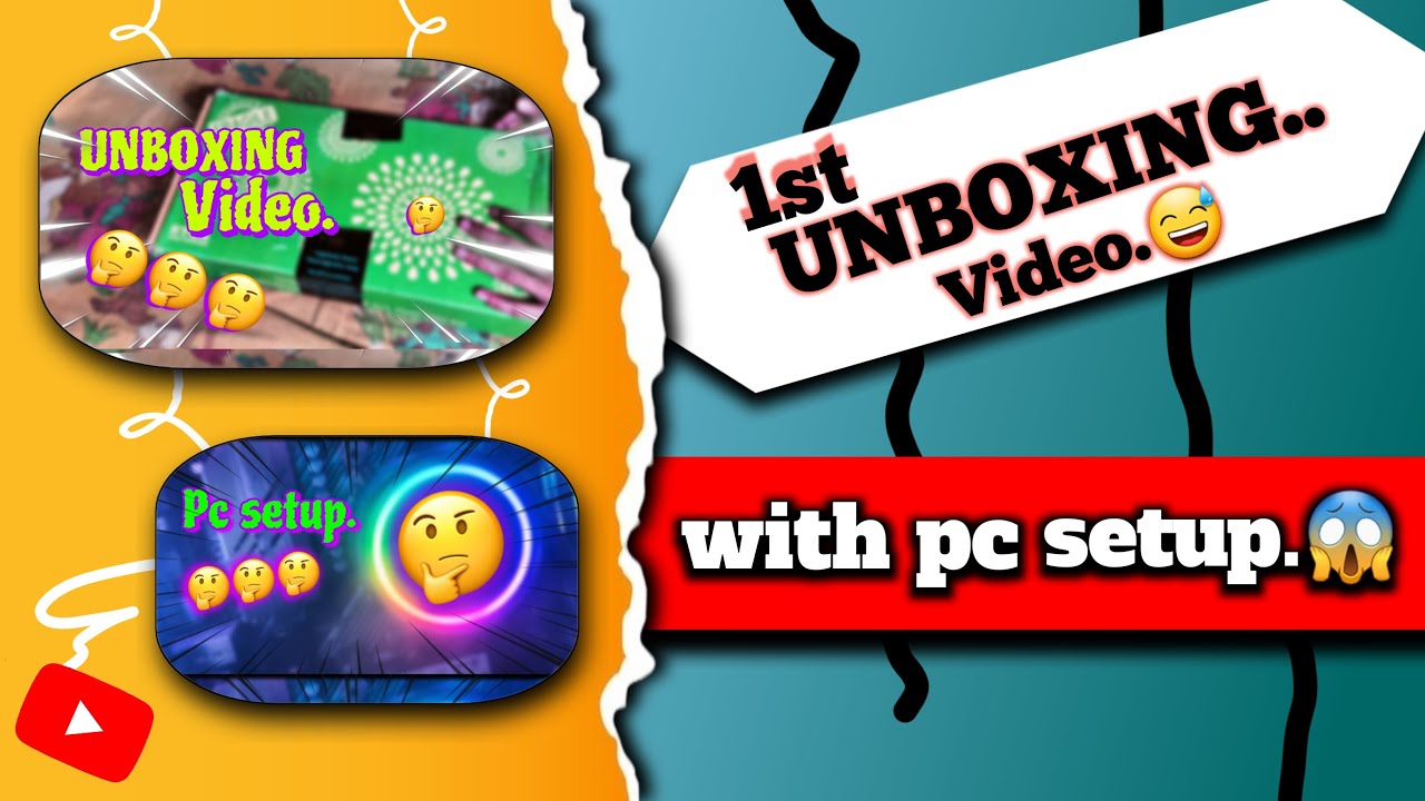 😅🫣🤔1st UNBOXING VIDEO WITH PC 🖥️ SETUP thode fun k sath: #viral # ...