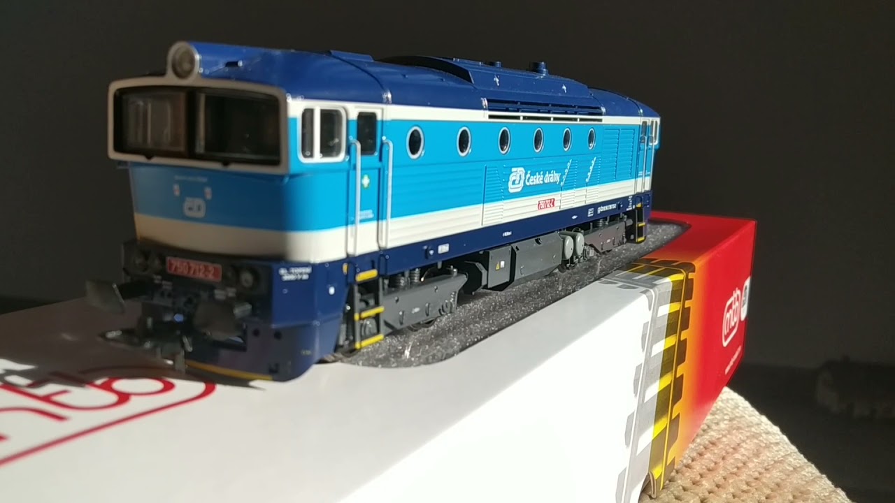 Brejlovec MTB ČD 750 712 , H0 unboxing , test - YouTube