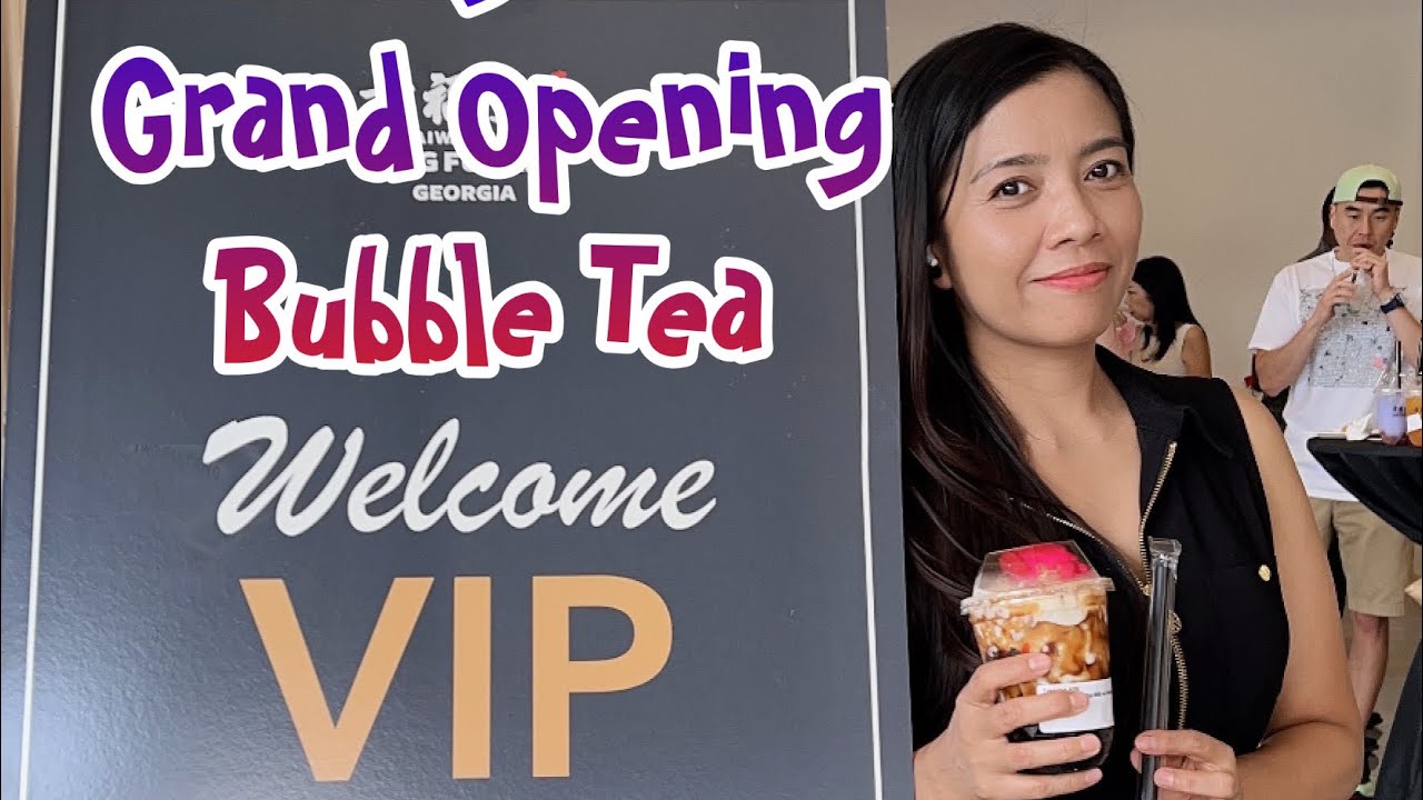 UNDANGAN VIP GRAND OPENING Bubble Tea Xing Fu Tang - YouTube