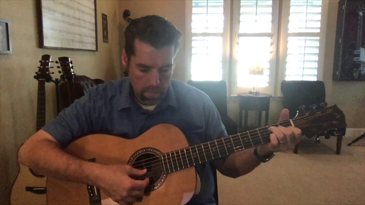 Brian Applegate FS Acoustic Guitar Cedar Brazilian - YouTube