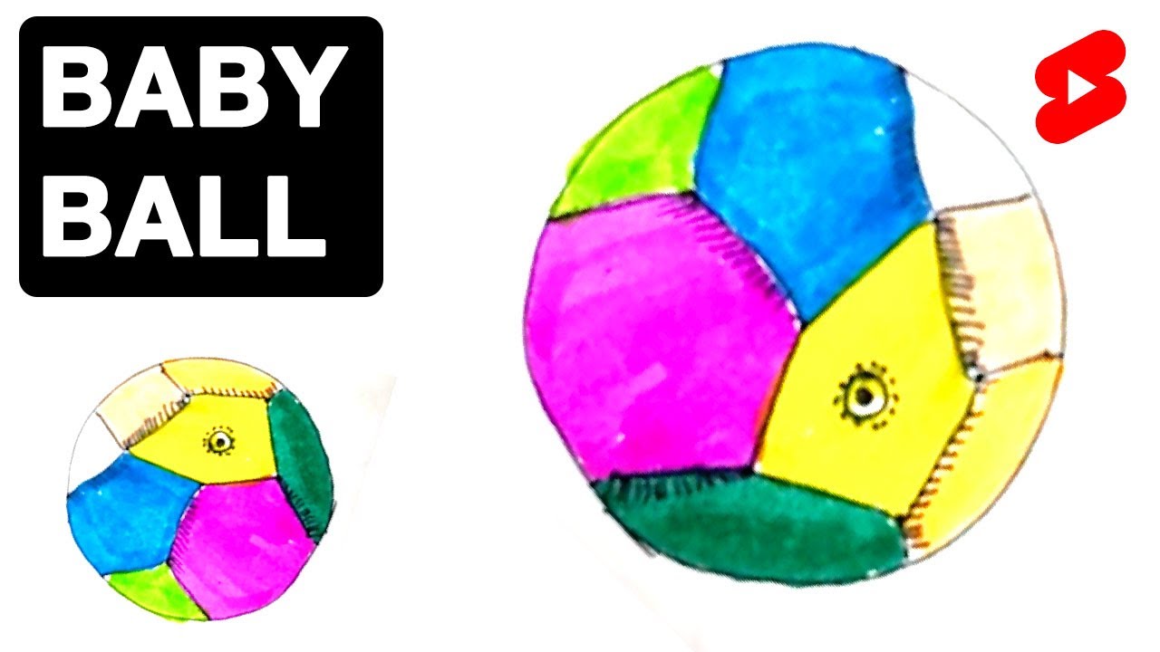 How to draw Baby Toy Ball? #shorts - YouTube