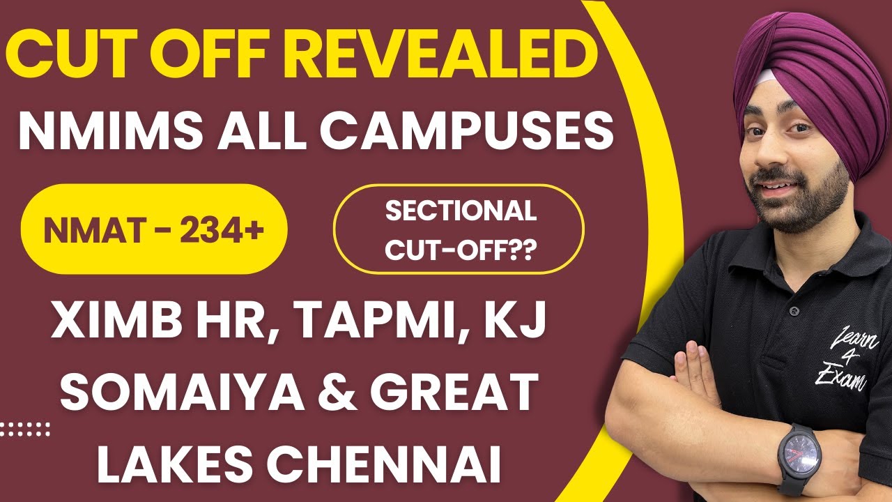 NMIMS All Campuses, XIMB HR, TAPMI, KJ Somaiya, Great Lakes Chennai CUT ...