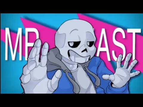 Sans Undertale But Mr Beast. - YouTube