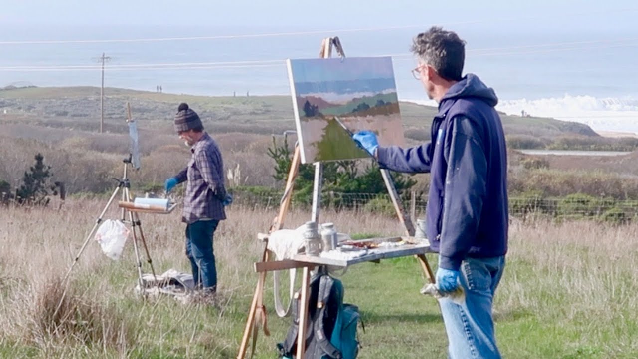 New Year, NEW APPROACH plein air OIL PAINTING - YouTube