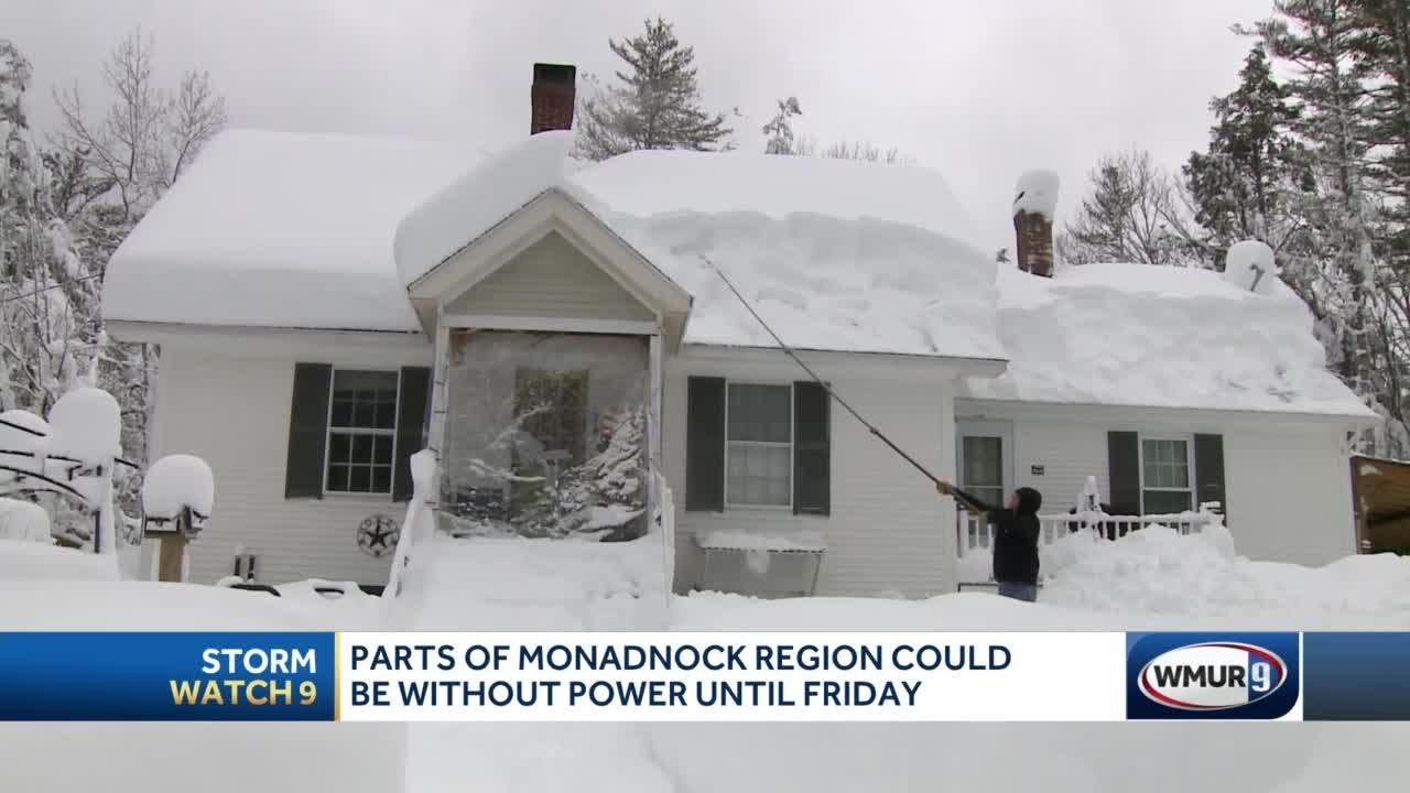 Parts of Monadnock Region could be without power until Friday - YouTube