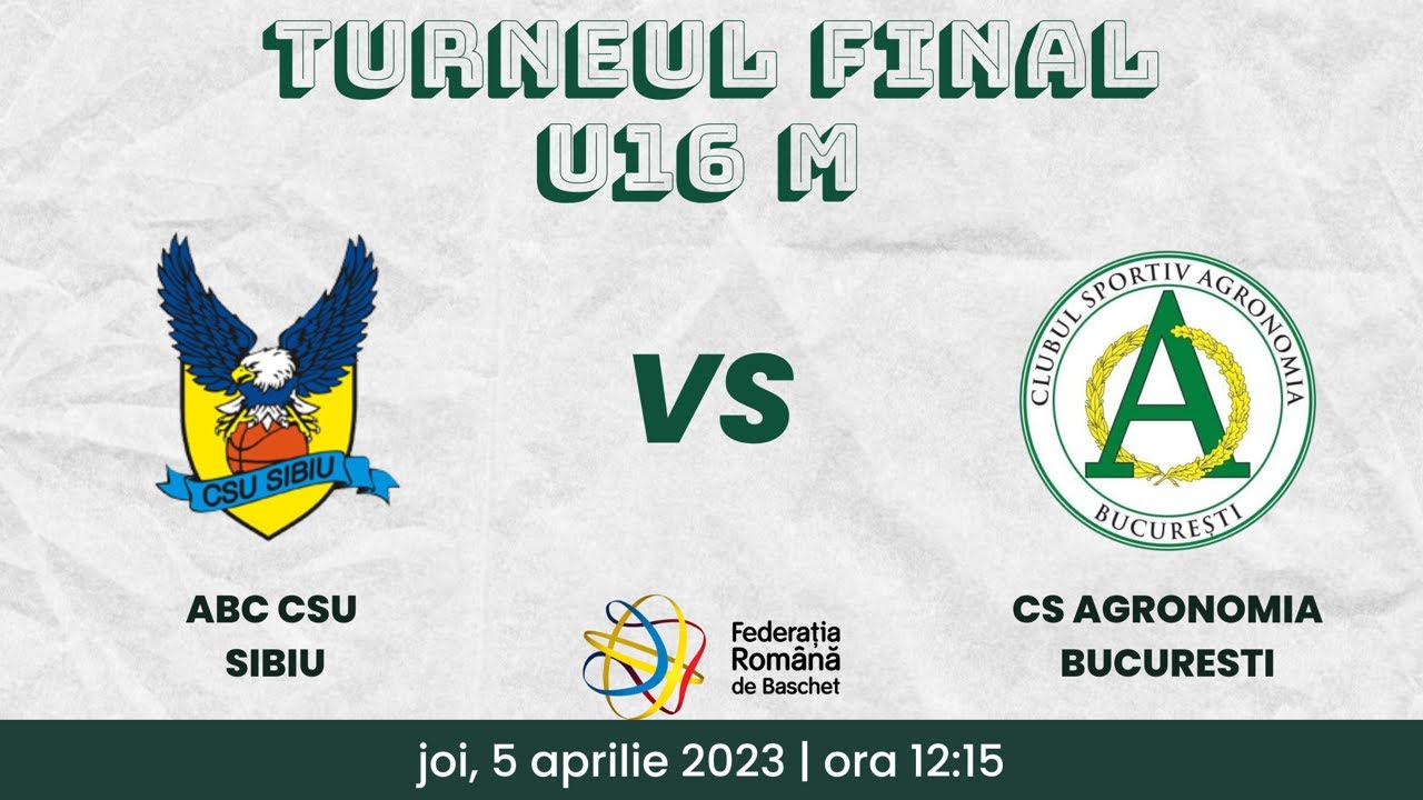 ABC CSU Sibiu - CS Agronomia Bucuresti - YouTube