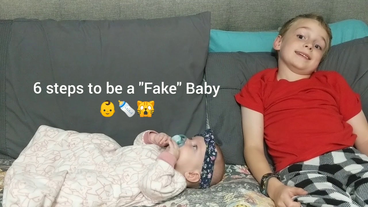 How to be a "Fake" Baby (because you can't really be one.) - YouTube