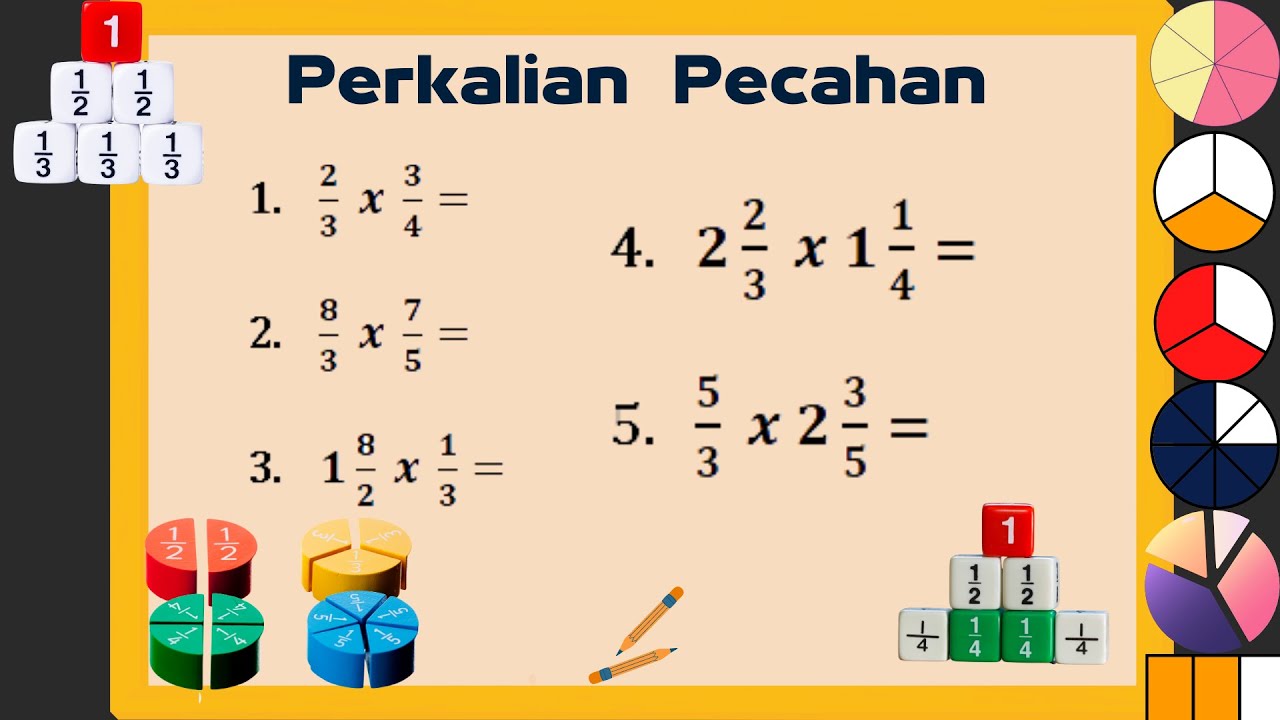 Menjawab Soal Perkalian Pecahan - YouTube