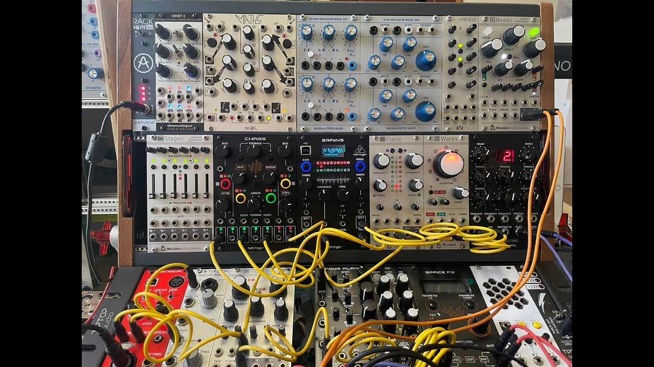 Behringer Chaos, Brains & Mutable Instruments Plaits - YouTube