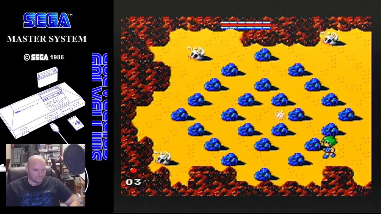Golvellius Sega Master System Full Play through Original hardware and ...