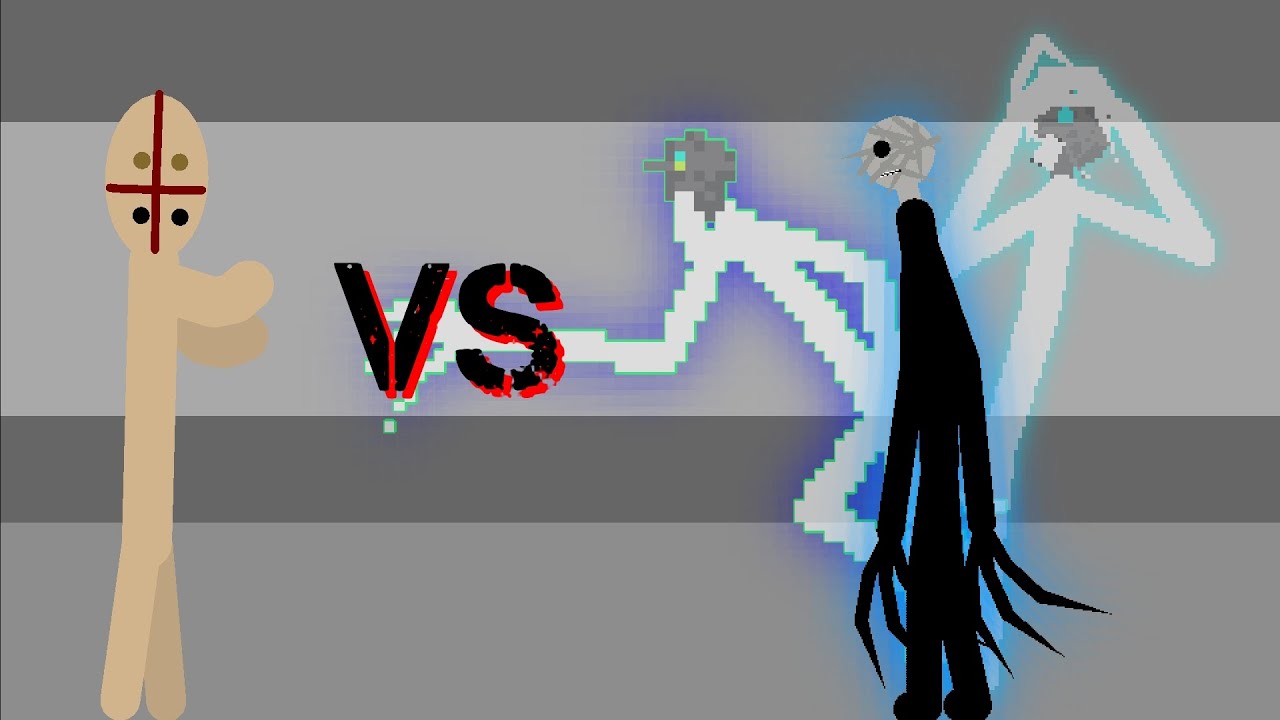 scribble head vs SCP 173 (SCP 🆚 trevor henderson) (stick nodes short ...